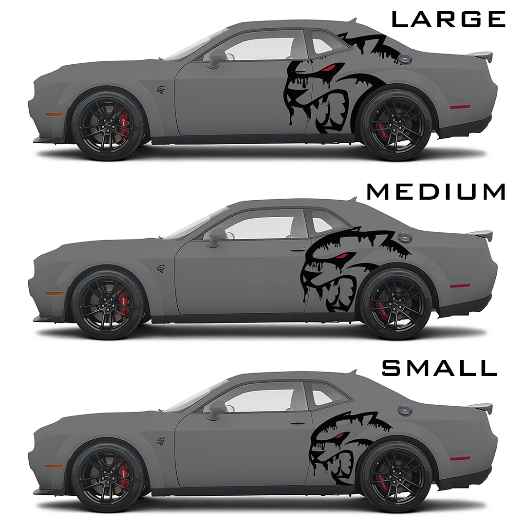 Dodge Charger/ Challenger Hellcat Blood Decal Kit – Redline Design.tv