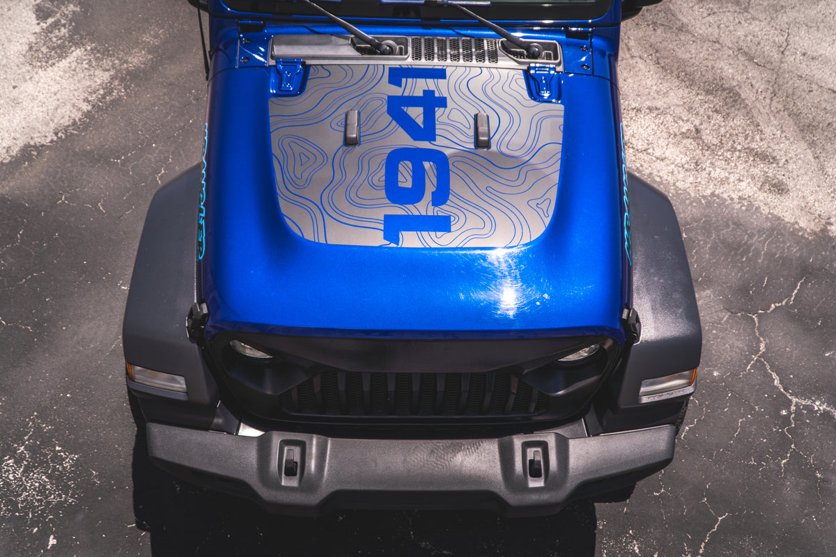 Jeep Wrangler Sport Hood Decal – Redline Design.tv