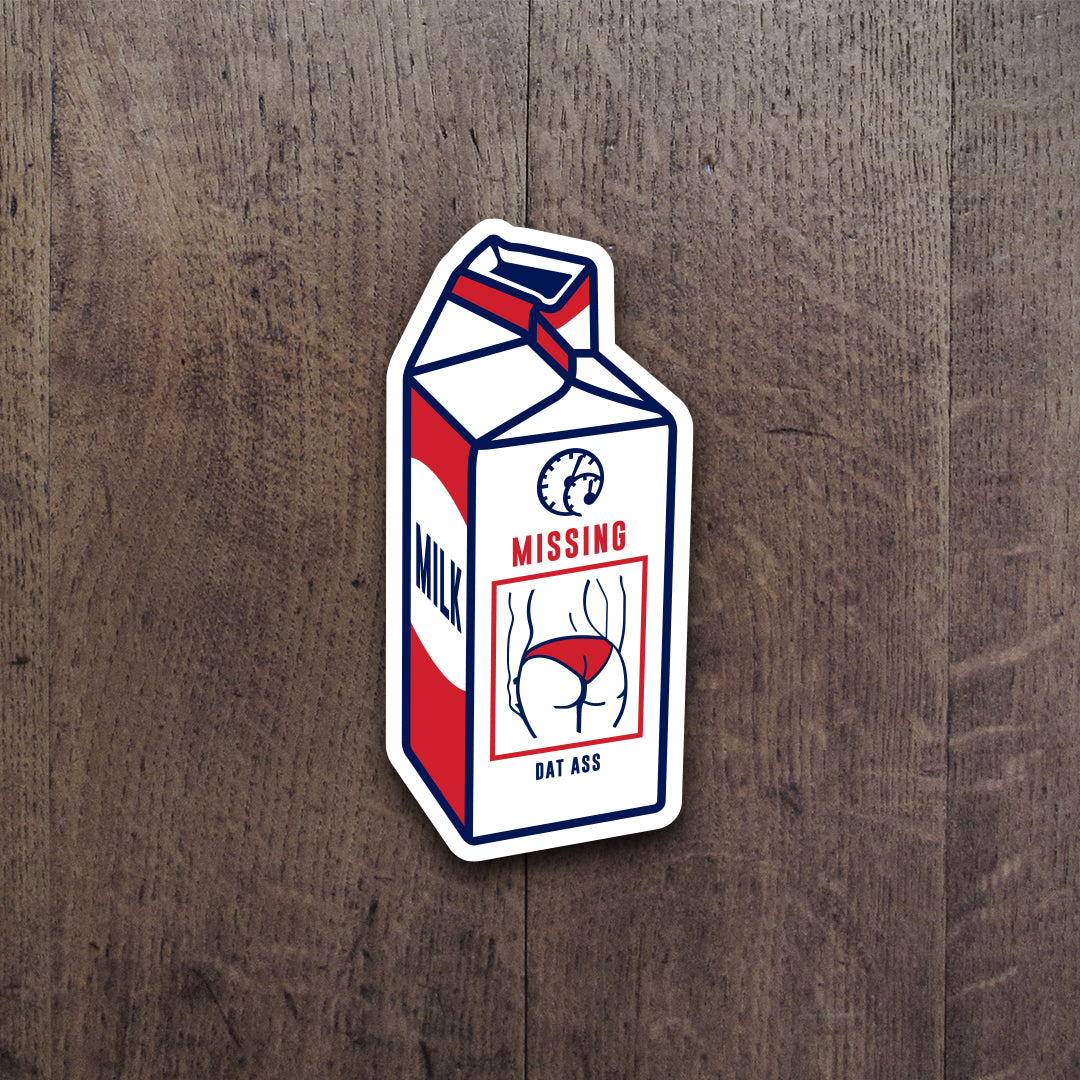 Missing Dat A$$ Decal – Redline Design.tv