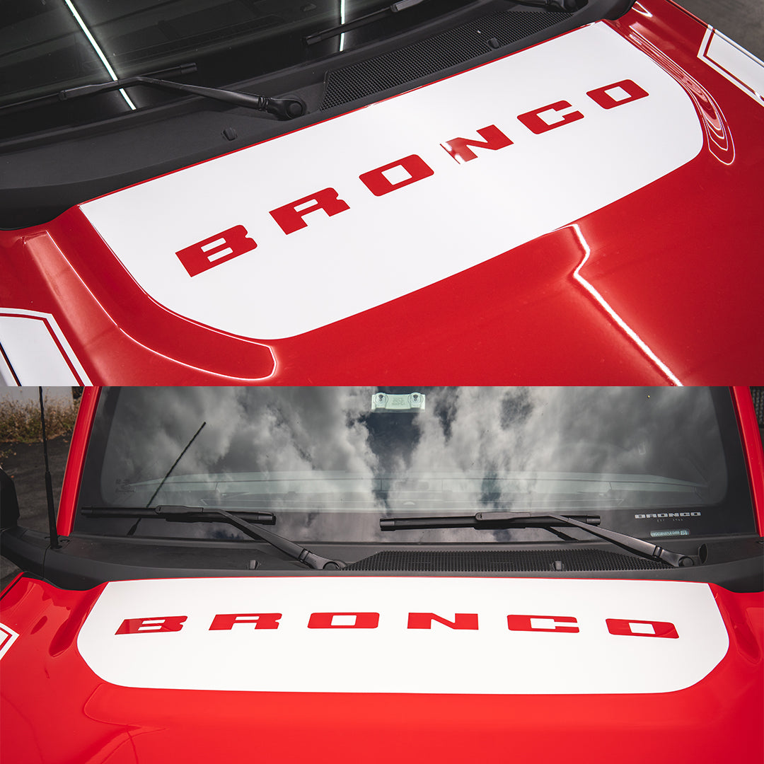 Ford Bronco Hood Bump Decal – Redline Design.tv