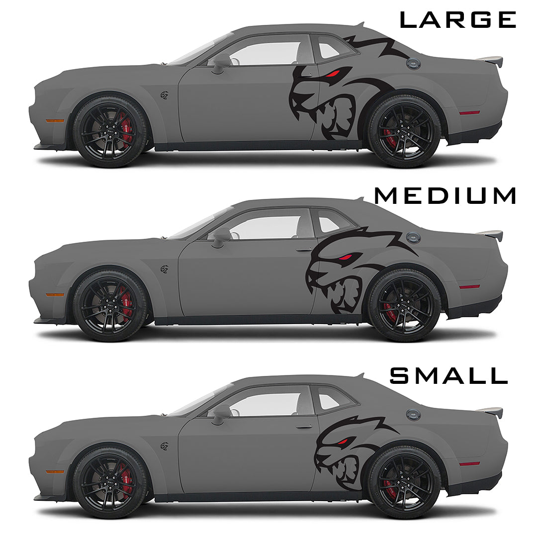Dodge Charger/ Challenger Hellcat Decal Kit – Redline Design.tv