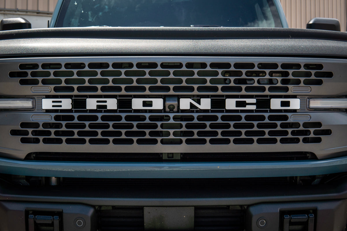 Bronco Grill Letter Decals – Redline Design.tv