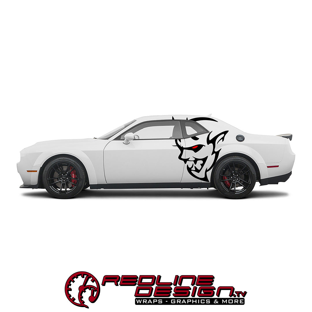 Dodge Challenger Demon Decal Kit – Redline Design.tv