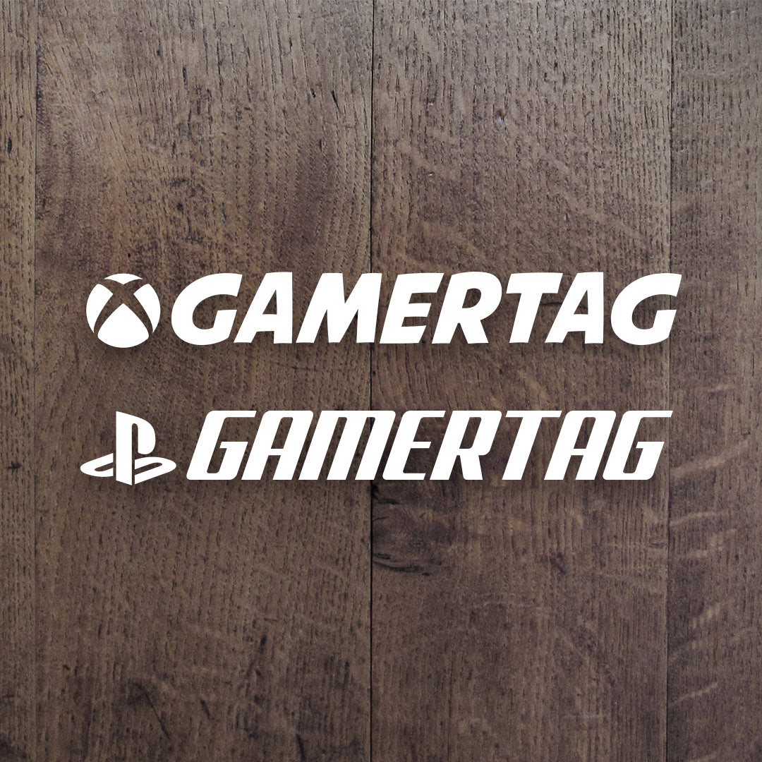 Custom Gamertag Decal – Redline Design.tv