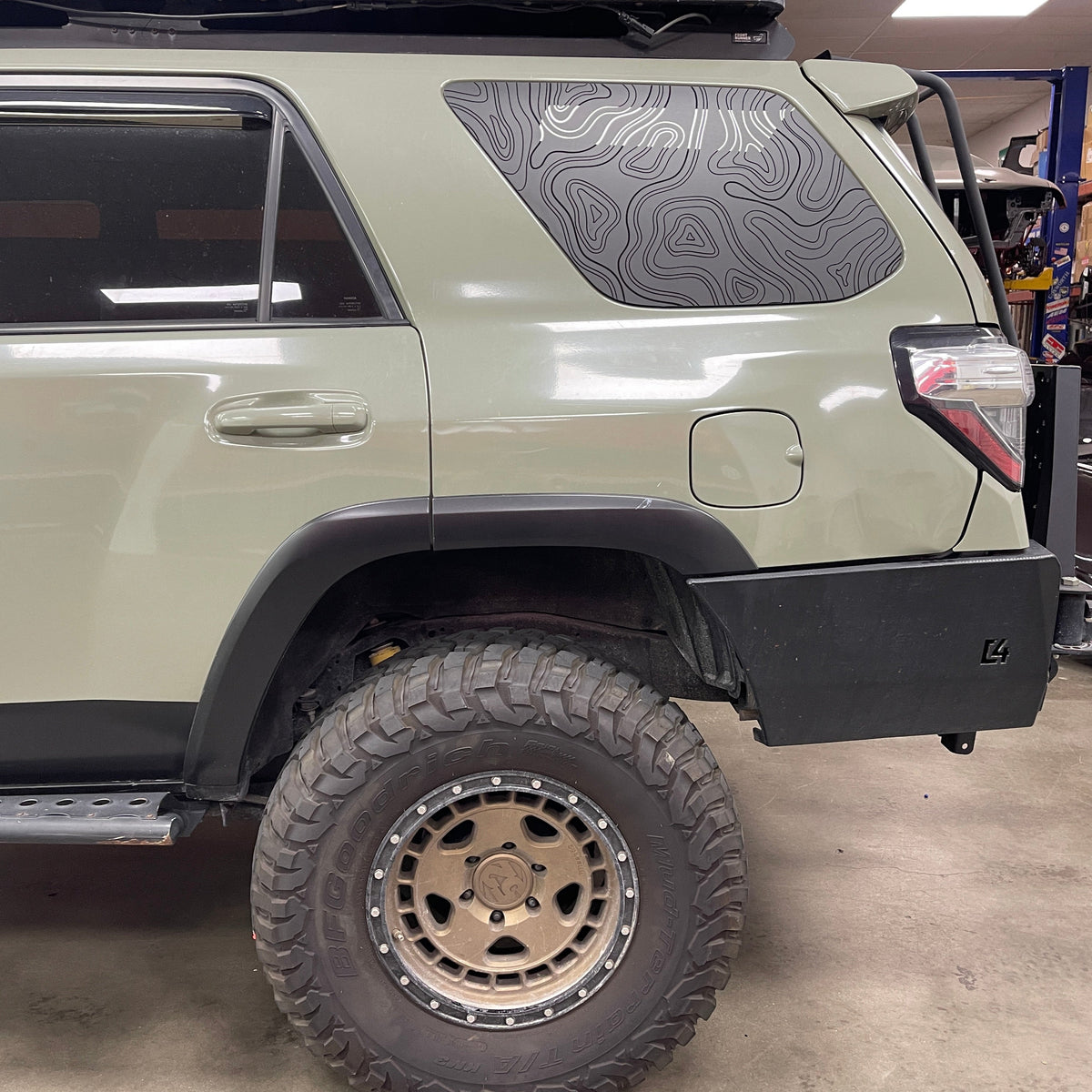 4Runner Rear Quarter Panel Window Decal Kit 5th Gen (2010-2024 ...