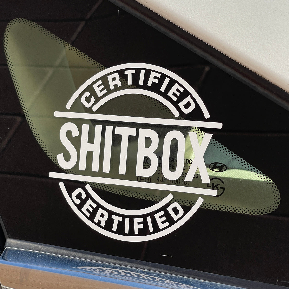 Certified Shitbox Decal – Redline Design.tv
