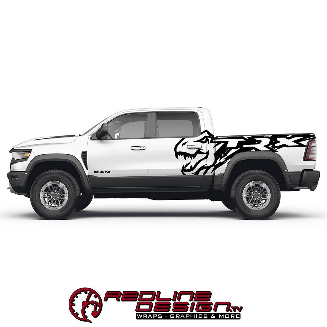 Ram TRX T-Rex Graphic – Redline Design.tv