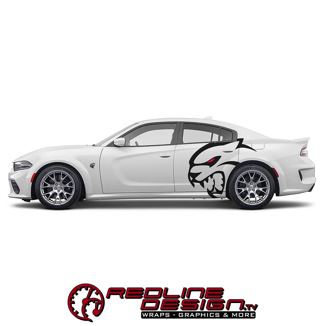 Dodge Charger/ Challenger Hellcat Decal Kit – Redline Design.tv