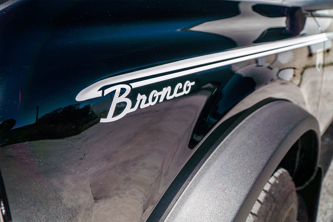 Early Bronco Pinstriping