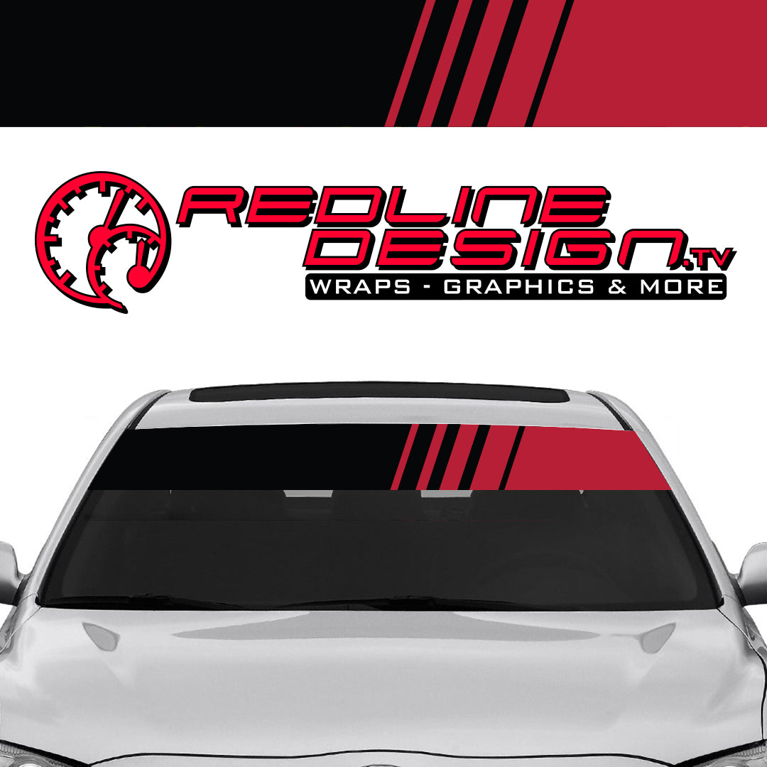 Advan Windshield Banner – Redline Design.tv