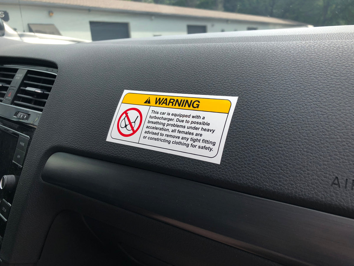 Warning Decal – Redline Design.tv