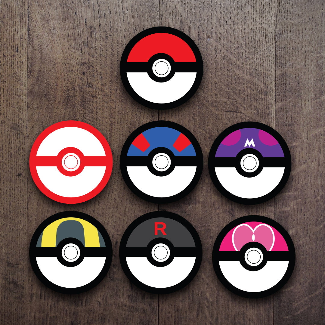 Poke Ball Decal – Redline Design.tv