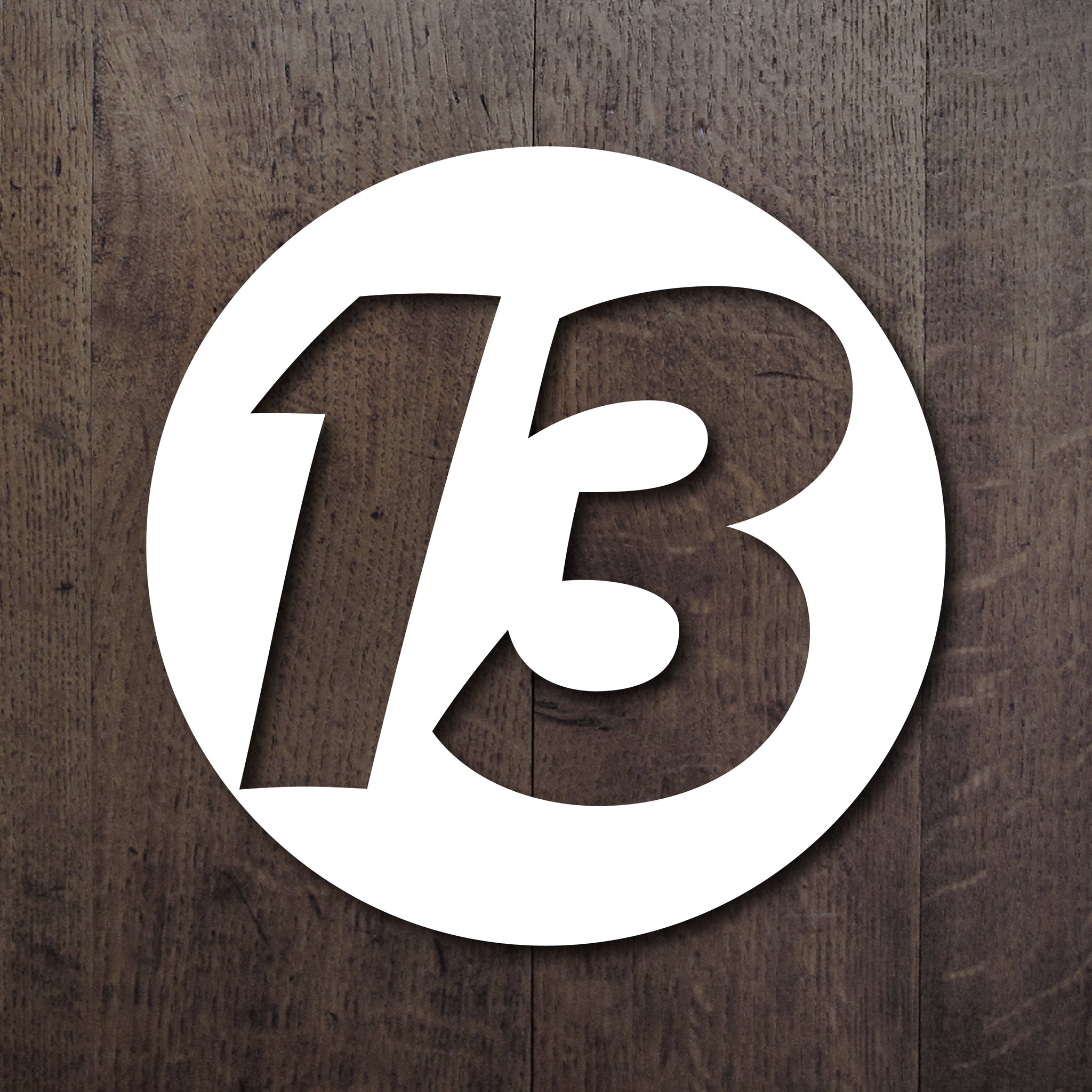 Single Color Circle Die Cut Racing Number Decal Set – Redline Design.tv