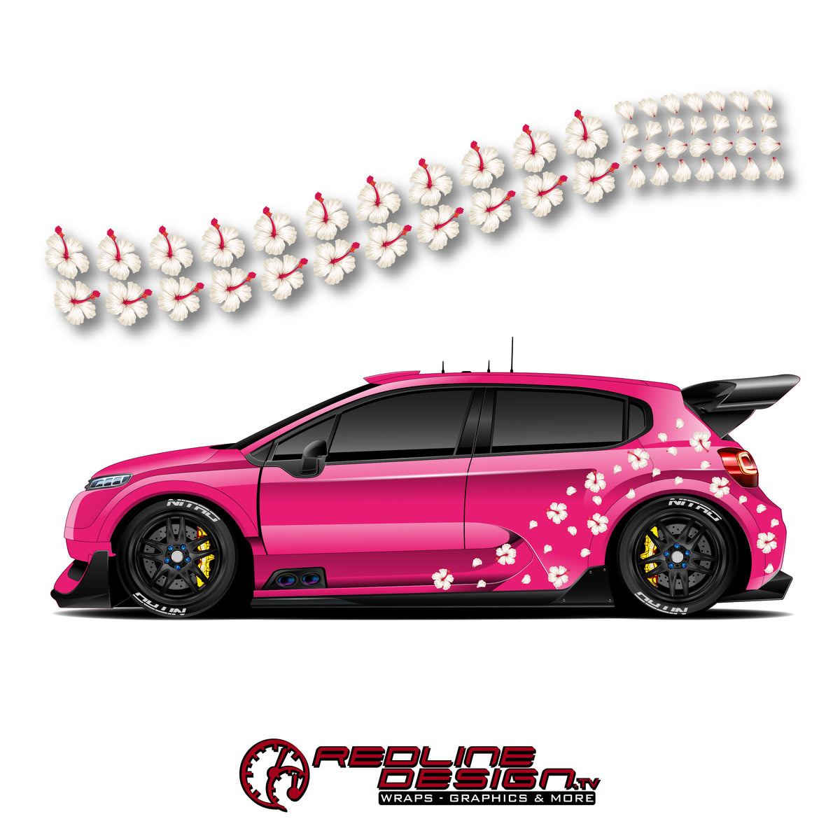 Hawaiian Flower Livery – Redline Design.tv