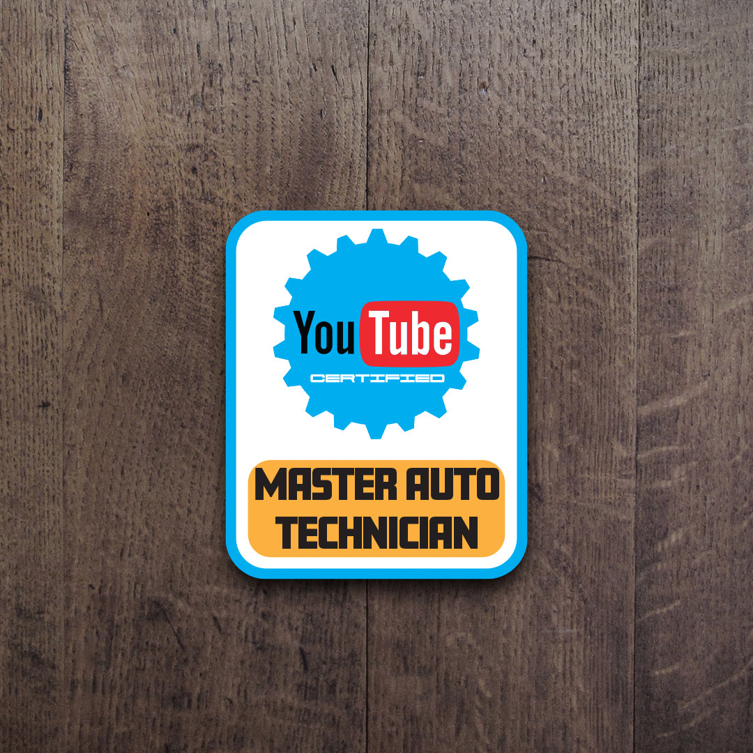 Youtube Technician Decal – Redline Design.tv